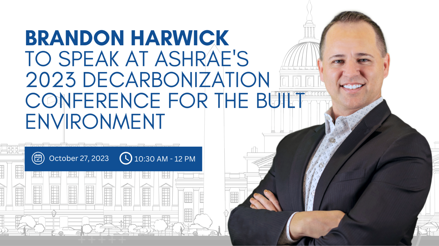 Brandon Harwick to Speak at ASHRAE’s 2023 Decarbonization Conference - Engenium Group